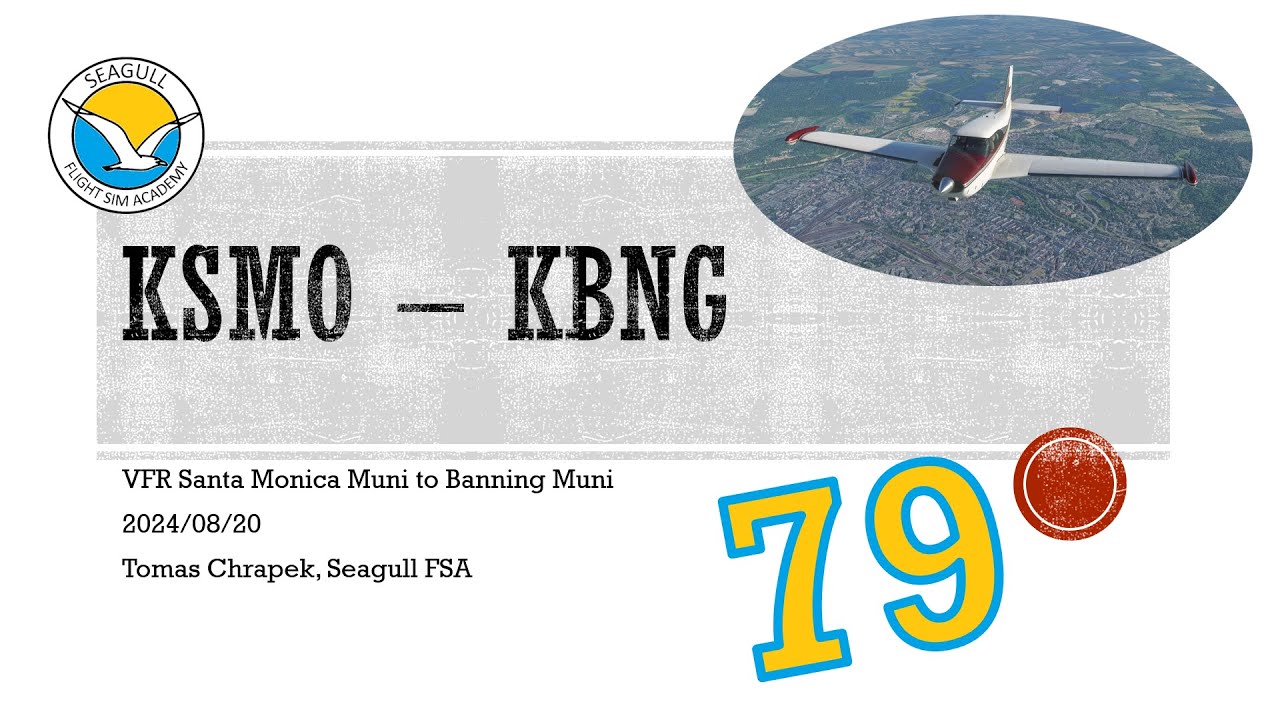 LAX Transition | VFR Santa Monica to Banning | Group Flight 079 - YouTube