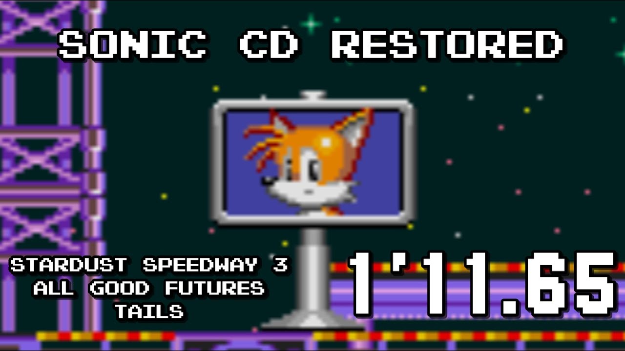 Sonic CD Restored - SS3 AGF IL (Tails) | 1'11.65 - YouTube