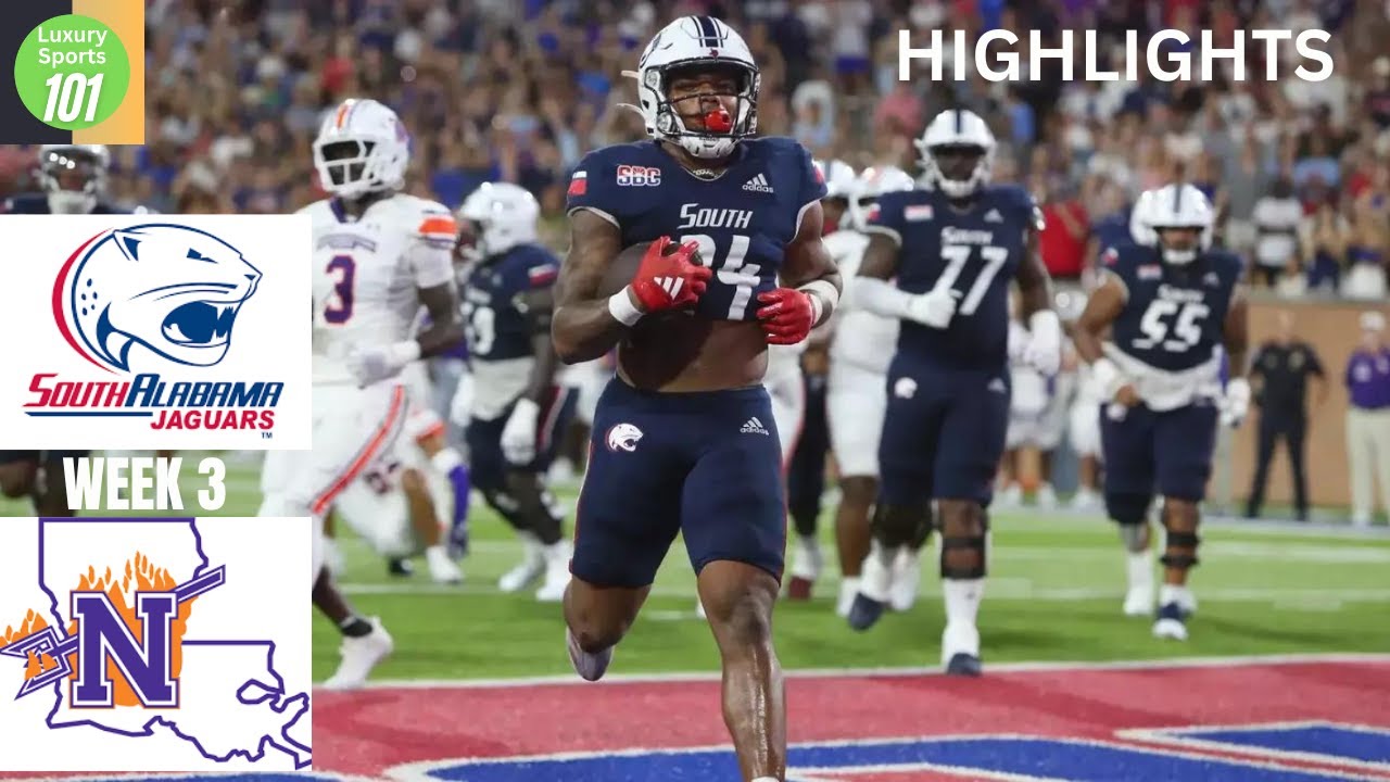 Northwestern State Demons vs South Alabama Jaguars| Full Game ...