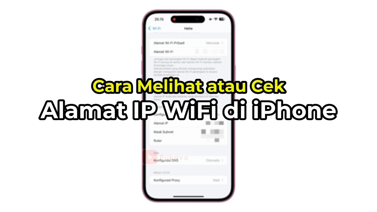 Cara Melihat atau Cek Alamat IP WiFi di iPhone | IP Address | Ganti DNS ...