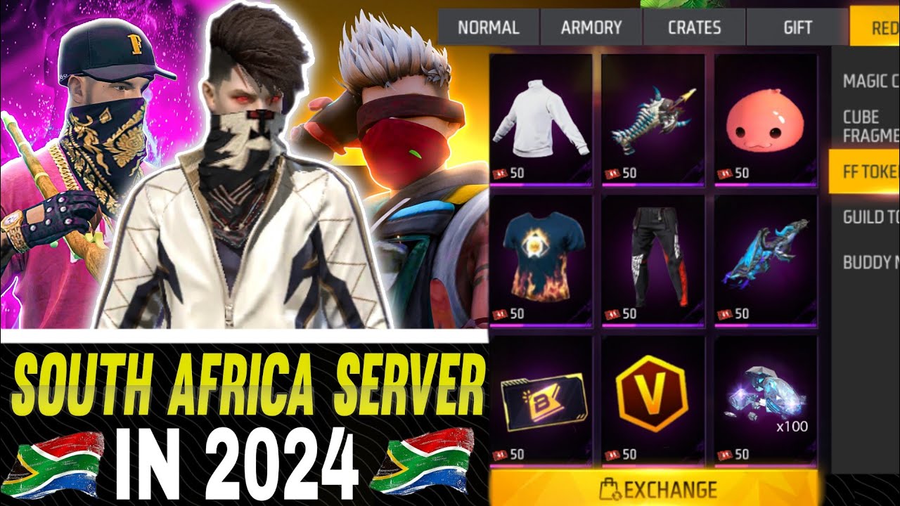 FULL REVIEW SOUTH AFRICA SERVER 🇧🇷😱💥FREE FIRE TAIWAN SERVER IN 2024 ...
