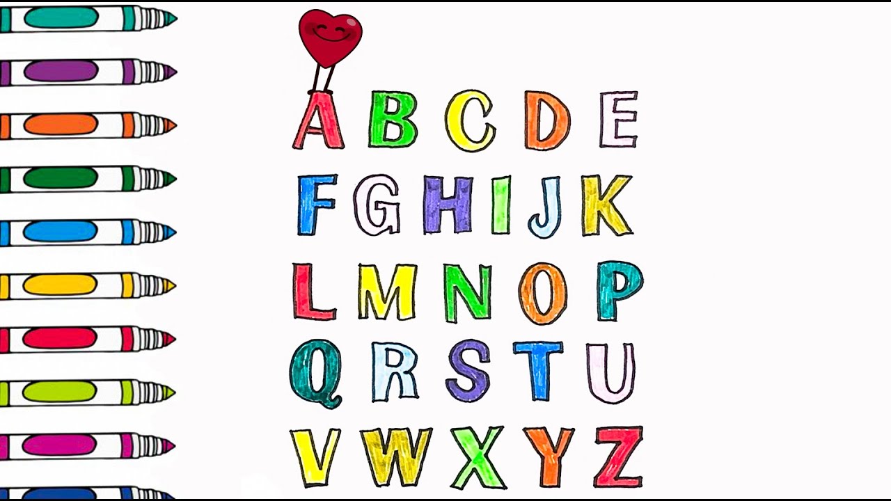ABC Learning Through Drawing: Fun Way to Learn the Alphabet - YouTube