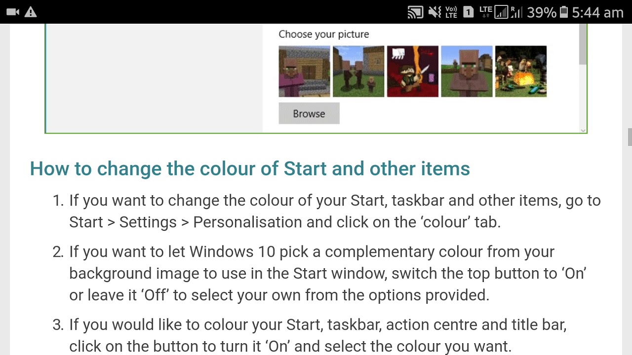 How to edit and personalise settings in Windows 10 - YouTube