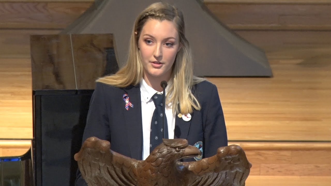 Margot Herbert - Chapel Speech, May 31, 2017 - YouTube