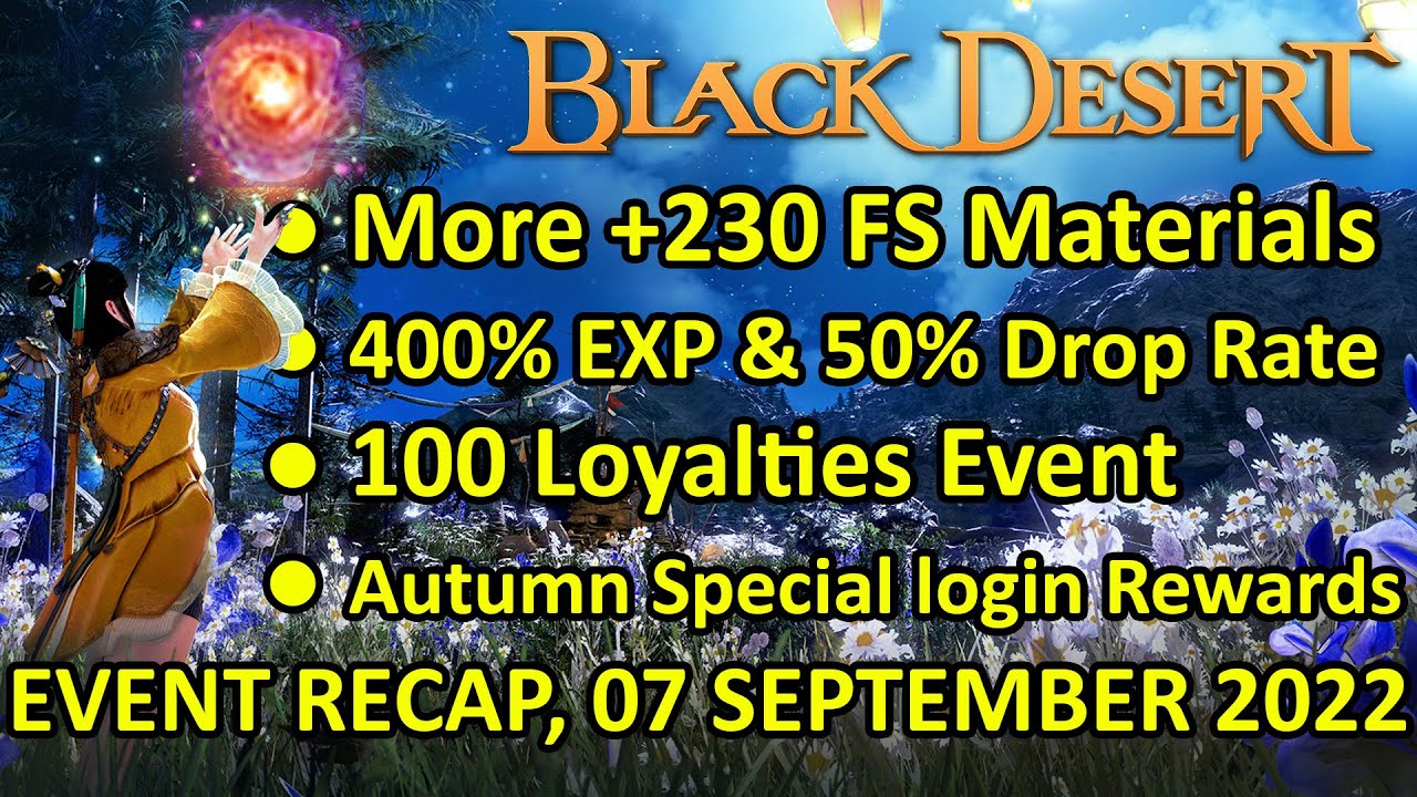 More +230 FS Materials, 400% EXP & 50% Drop Rate, 100 Loyalties Event ...