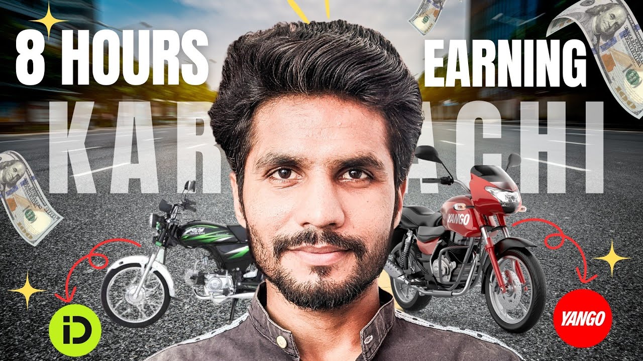 inDrive & Yango Bike Earning 8 Hours Work in Karachi | Yango Pro vs ...