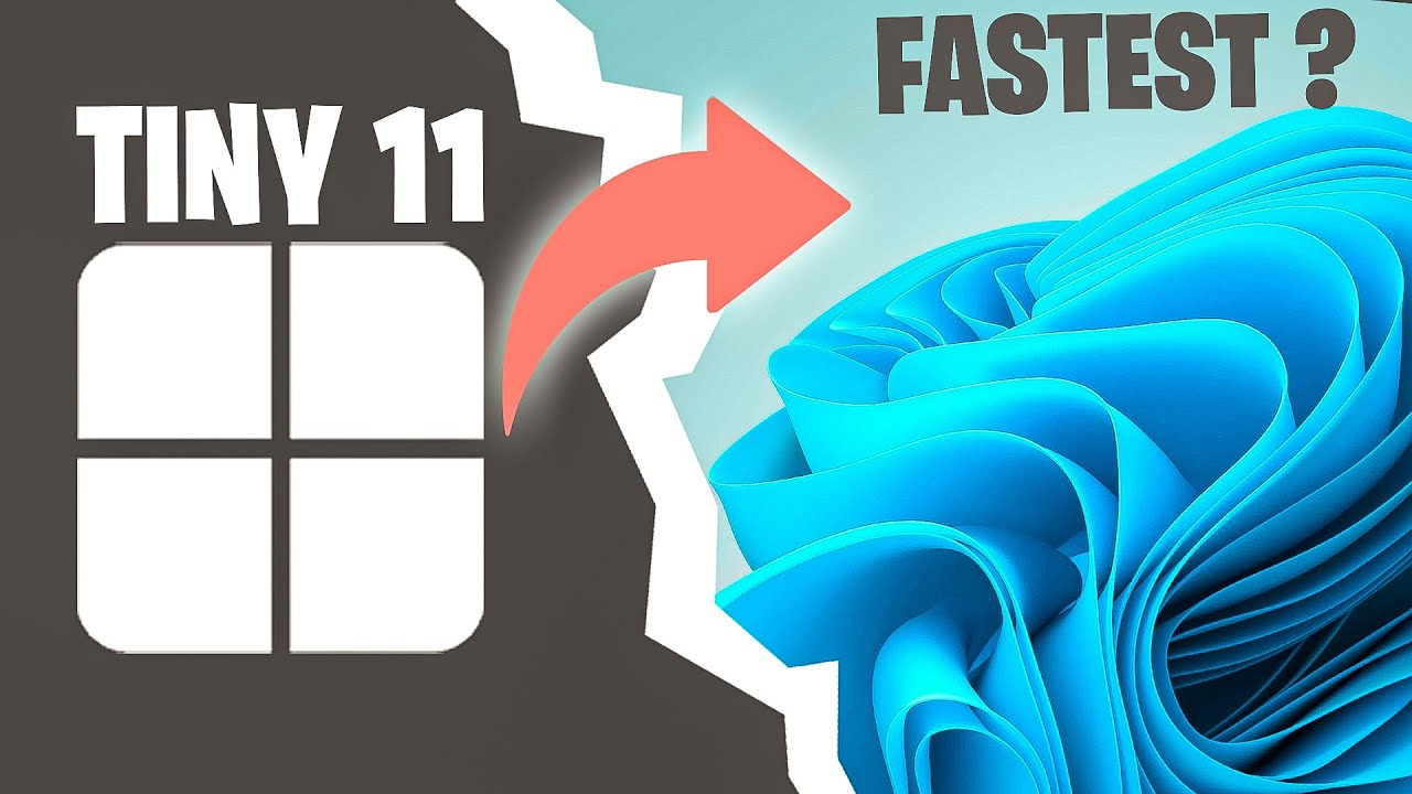 TinyOS - Windows 11 | Optimized For FPS + Low Lantency - YouTube