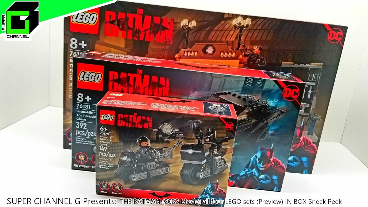Complete Set THE BATMAN LEGO sets! Sneak Preview! - YouTube