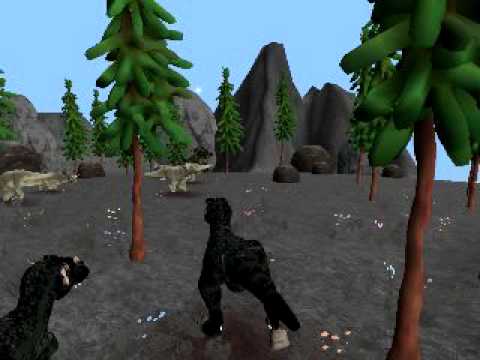Spore dinosaur planet t-rex hunt - YouTube
