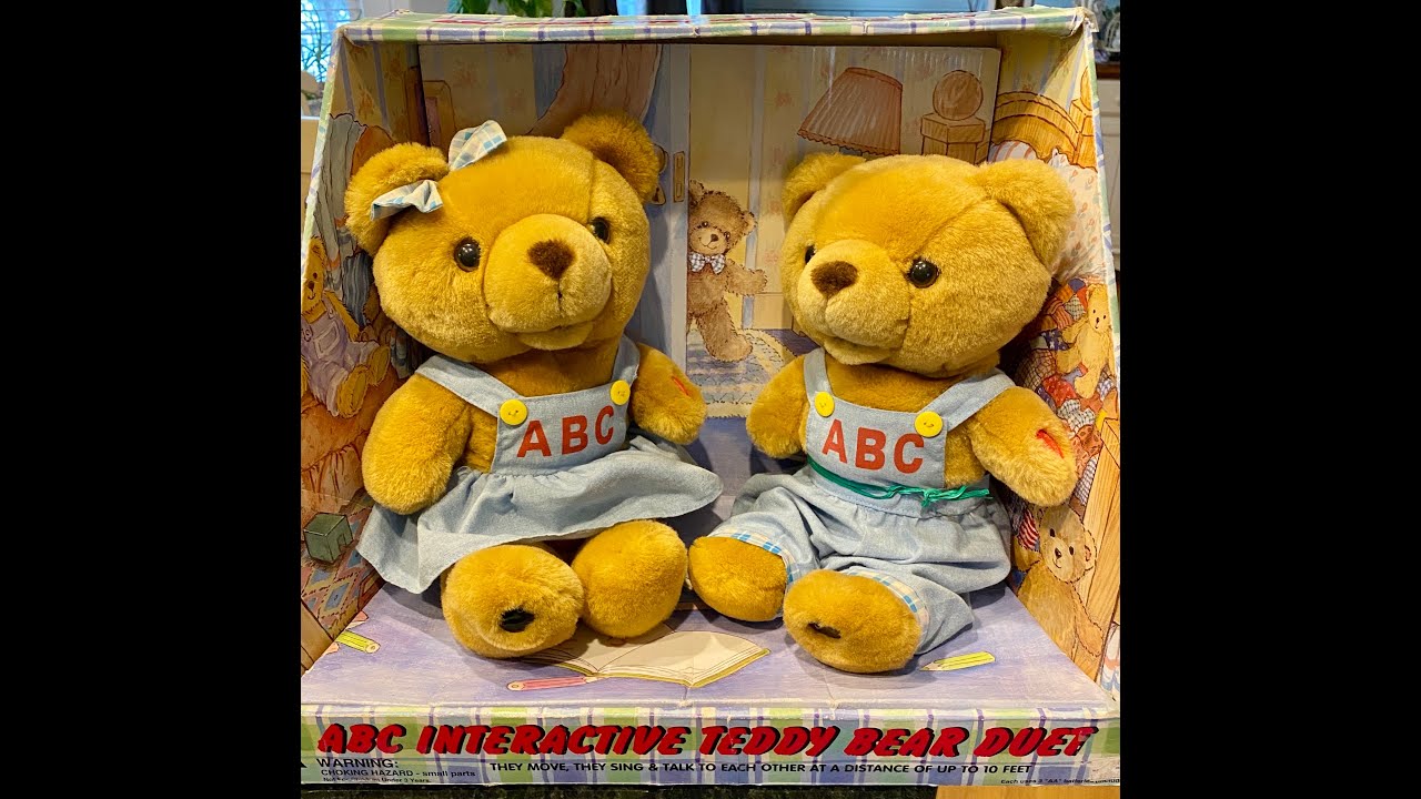 ABC Interactive Singing Teddy Bears Duet - YouTube