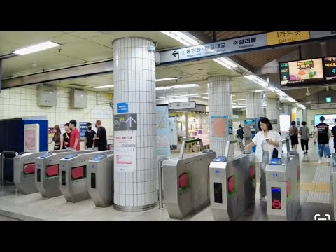 마포역 - 서울지하철 - 서울 수도권 전철 5호선 - Seoul Subway - Seoul Metro Line 5 - Mapo ...