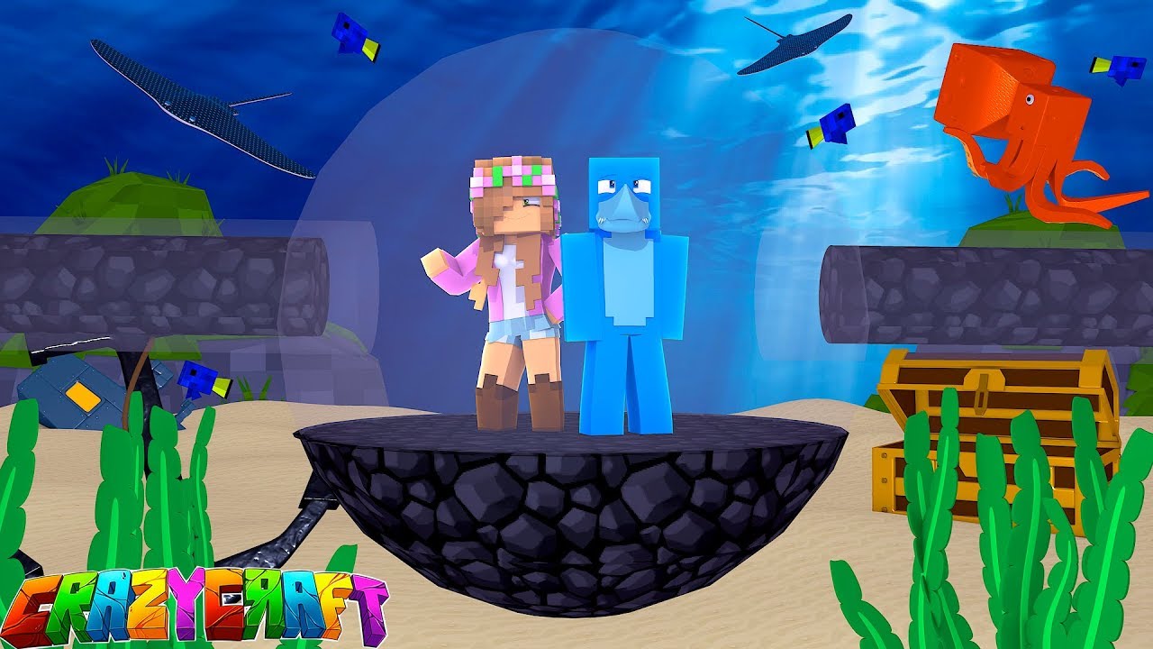 SECRET UNDERWATER BASE | Minecraft Little Kelly Plays - YouTube
