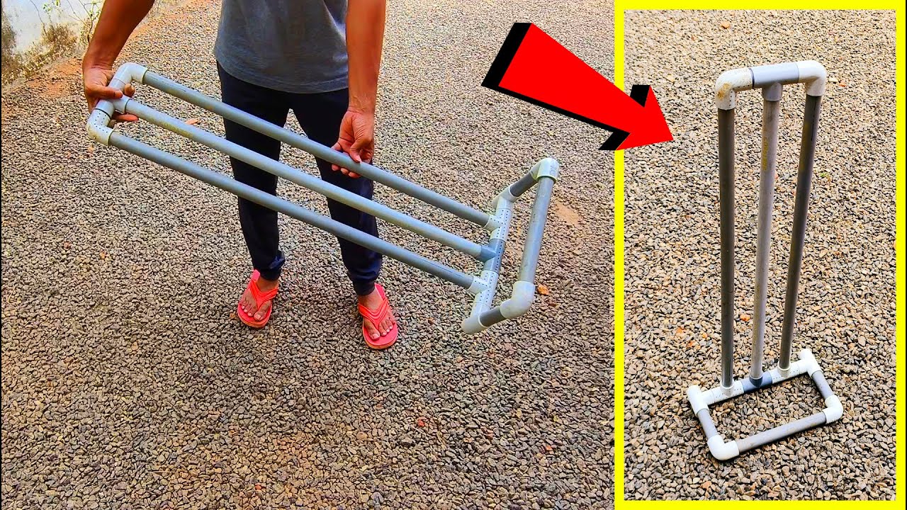 Amazing idea to Make Cricket Stumps Using PVC Pipe | How to Make ...