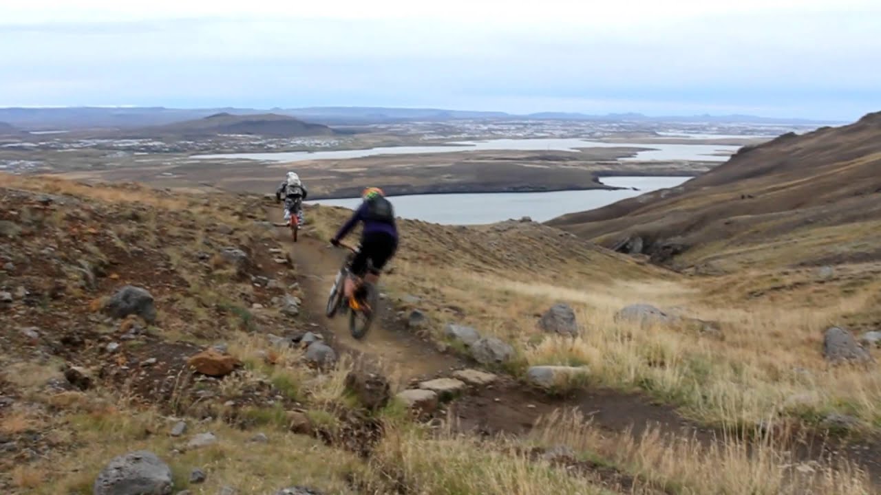 Esjan MTB downhill Iceland - YouTube