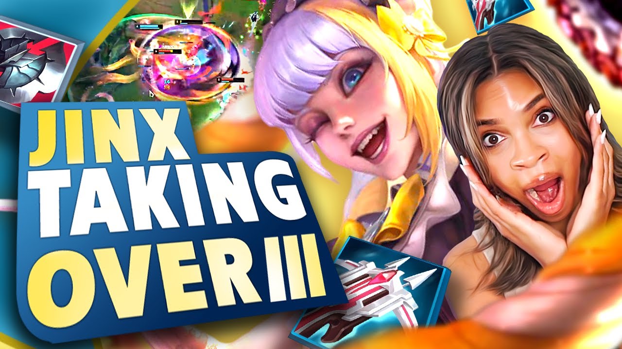 This is why Jinx is the BEST at adc //League of Legends Ranked Gameplay ...