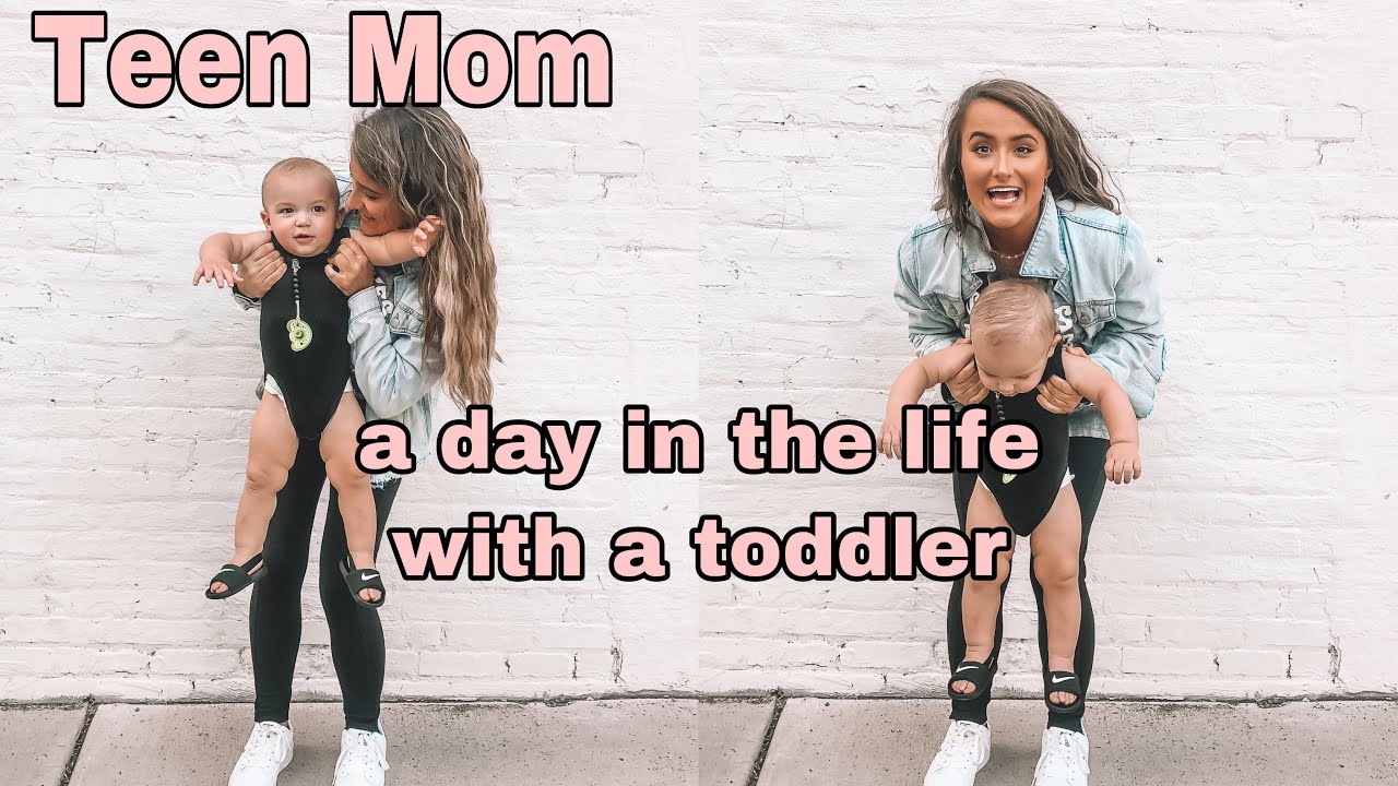 DAY IN THE LIFE OF A TEEN MOM 💗 (realistic) - YouTube