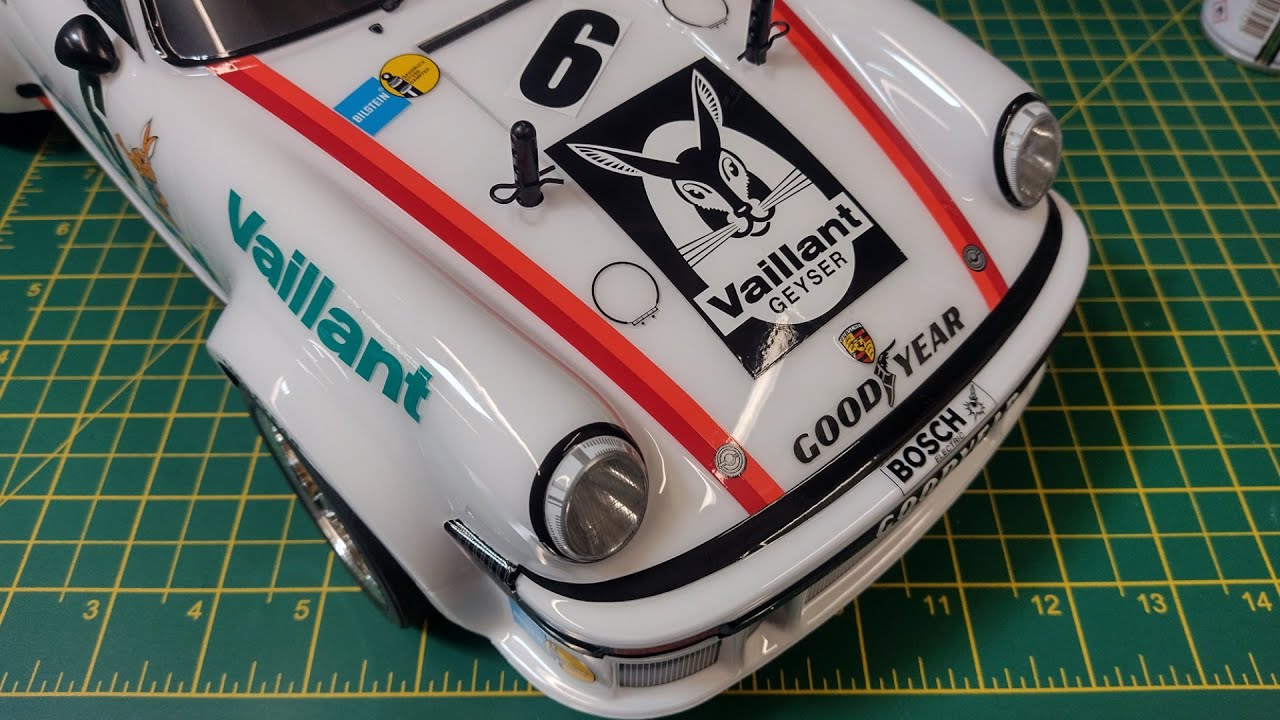 Tamiya Porsche 934 Coupé Vaillant (1976) TA02SW 45th Anniversary Paint ...