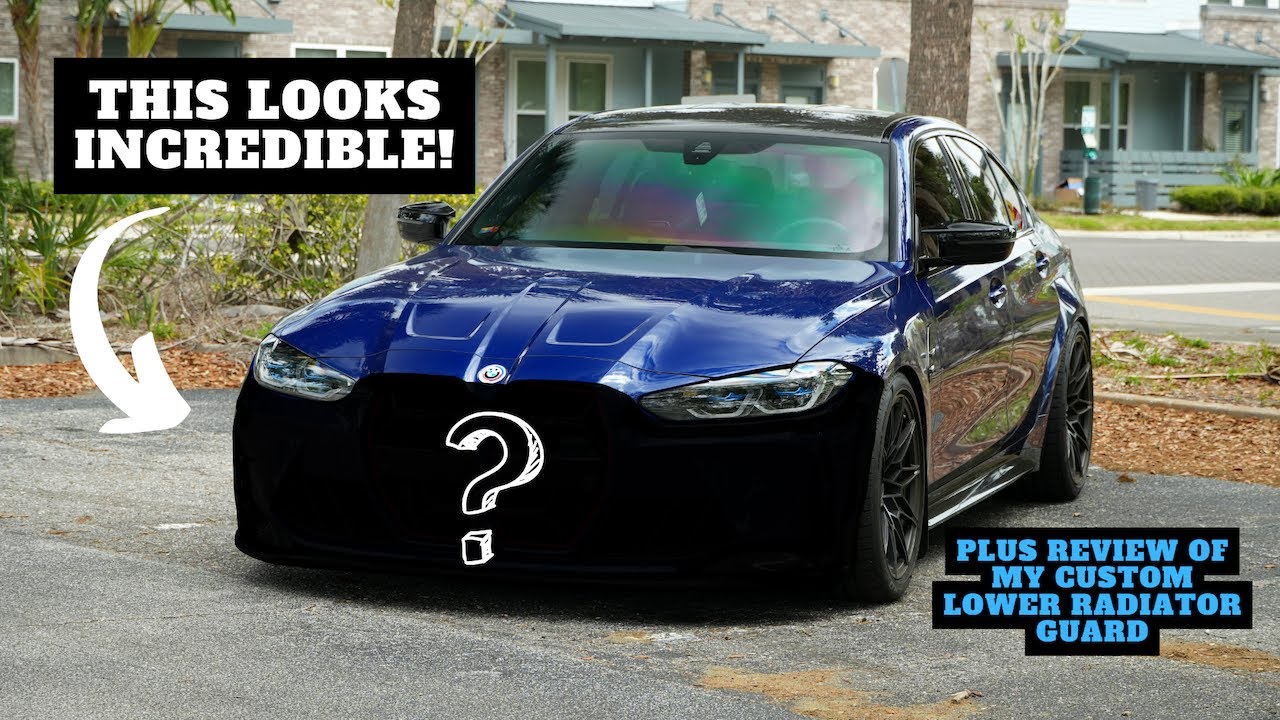 I COMPLETELY Changed the look of the front end on my BMW G80 M3! - YouTube