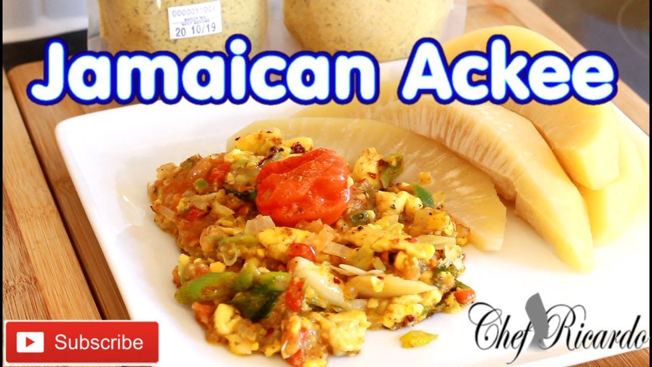 Fryup Jamaican Ackee With Cook Breadfruit....Vegan Dish | Recipes By ...