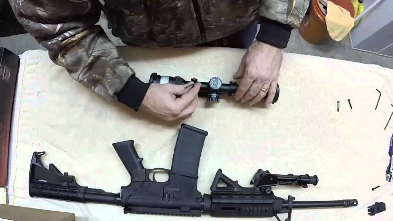 Smith & Wesson M&P15 - Nikon P-223 Rifle Mount - YouTube
