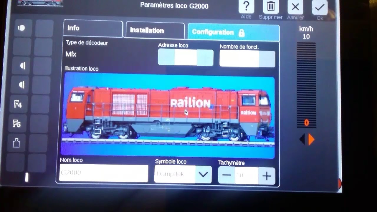 Märklin CS3 : changer l'image et l'icône d'une locomotive - YouTube