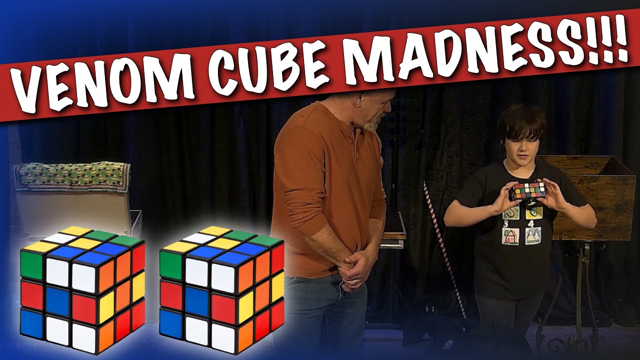 Venom Cube Madness!!! | Unleashing Rubik’s Cube Magic At P3! 🔥🎩 - YouTube