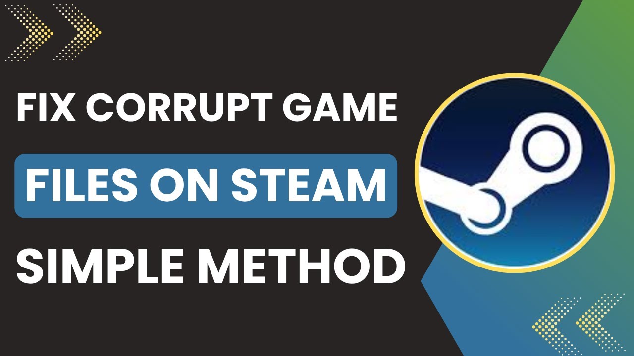 How To Fix Corrupt Game Files On Steam - YouTube