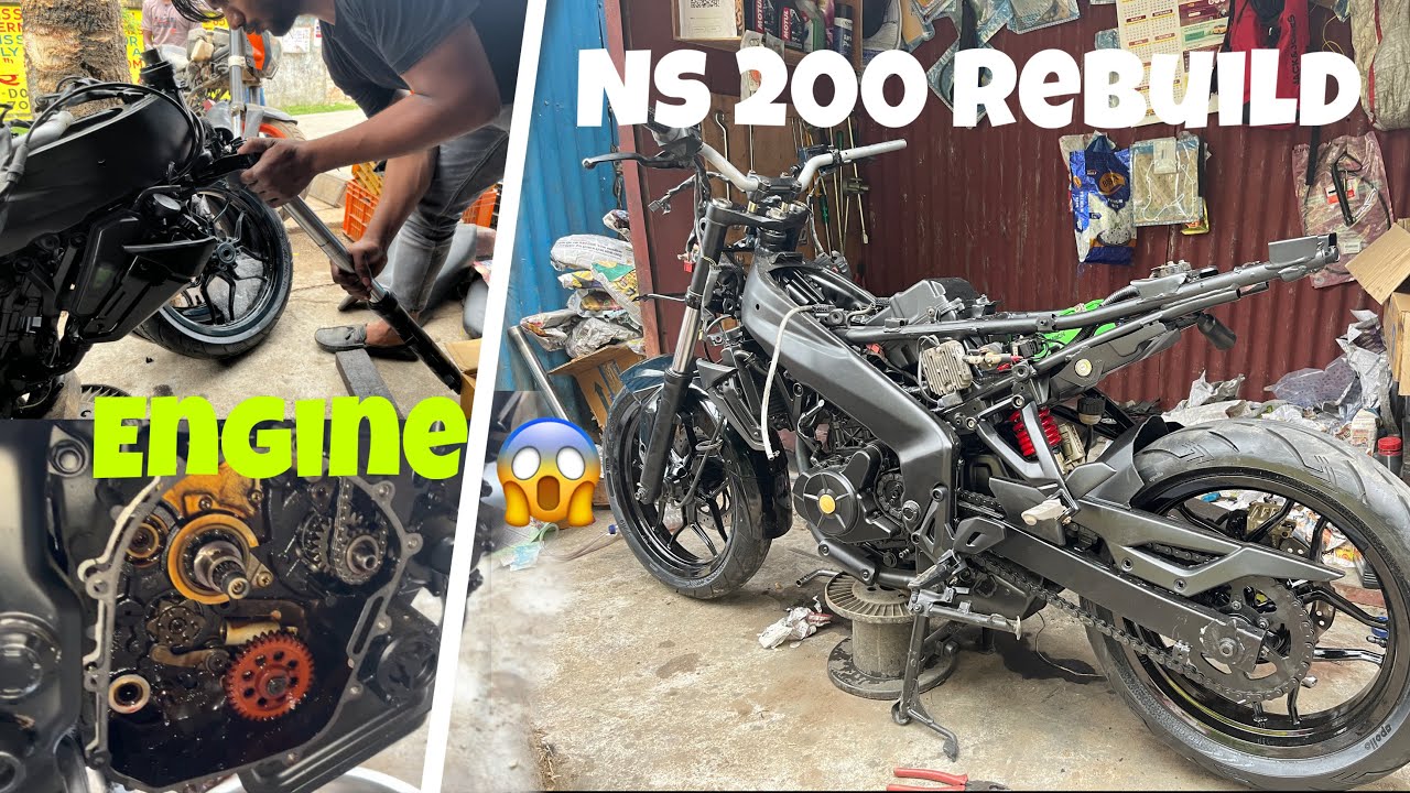 Ns 200 Engine Repair // Ns 200 rebuild ☺️ // modified Ns 200 🔥🥵|| - YouTube