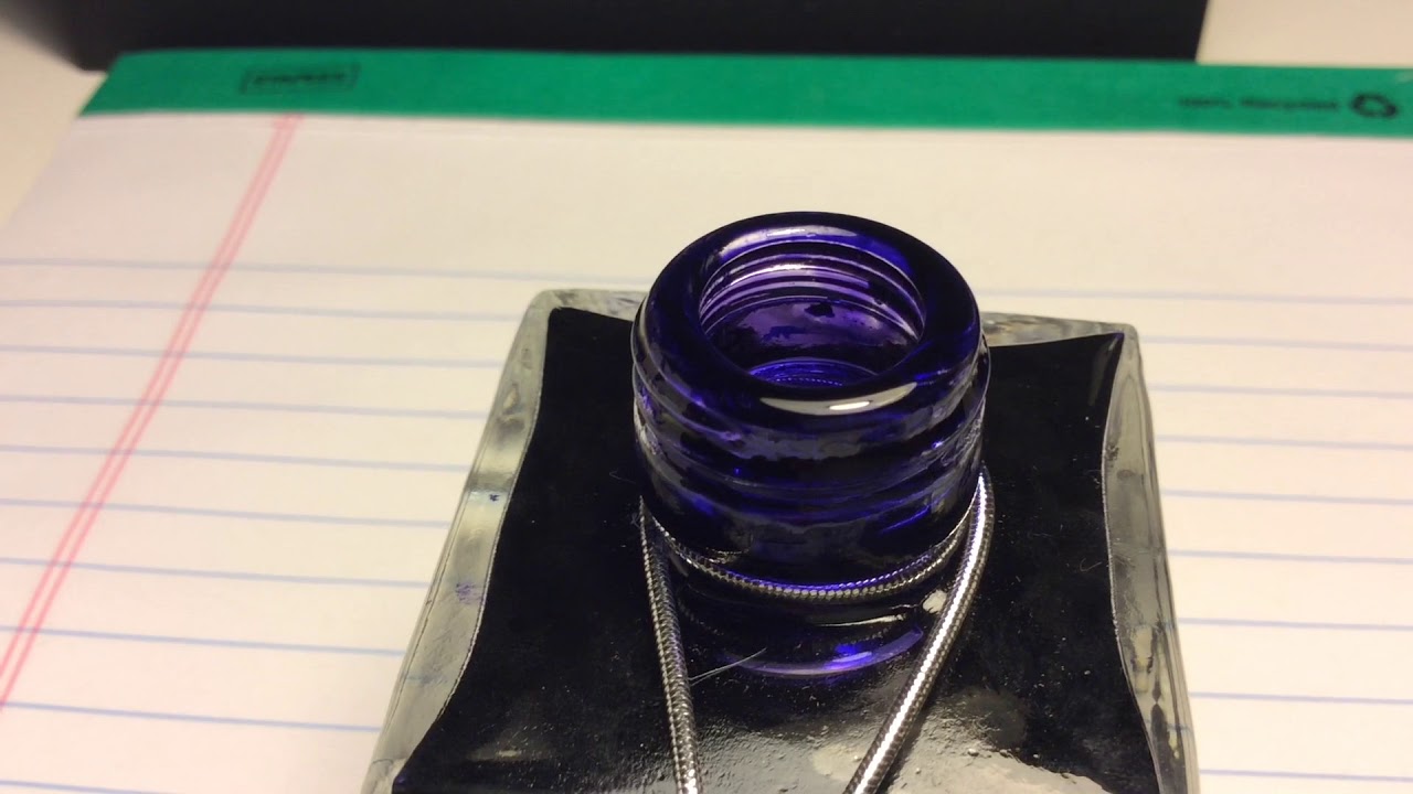 J Herbin Blue Ocean Ink Reviewed - Best Ink In The World - YouTube
