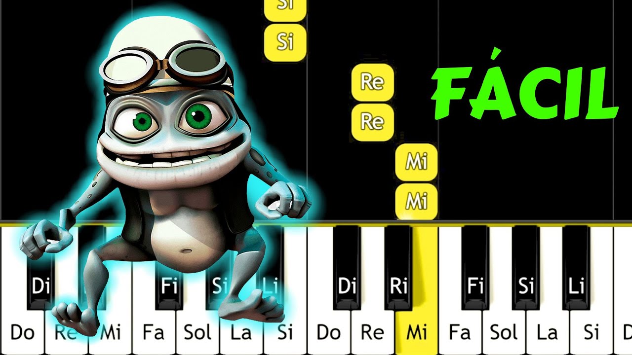 CRAZY FROG 🎹 Piano Facil - TUTORIAL CON NOTAS MUSICALES - Crazy Frog ...