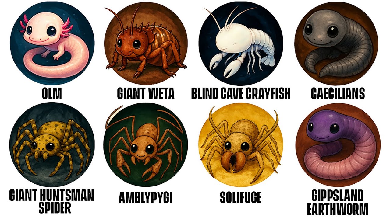 Every Strange Creature That Lives Underground, Explained in 18 Minutes ...