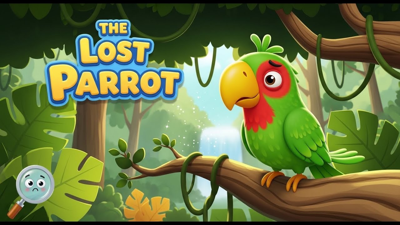 The Lost Parrot Story for Kid's Zone #kidsstories #kidsvideo #story # ...