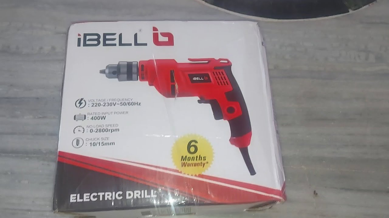 IBELL Drive Drill Machine || Unboxing || Trial Test - YouTube