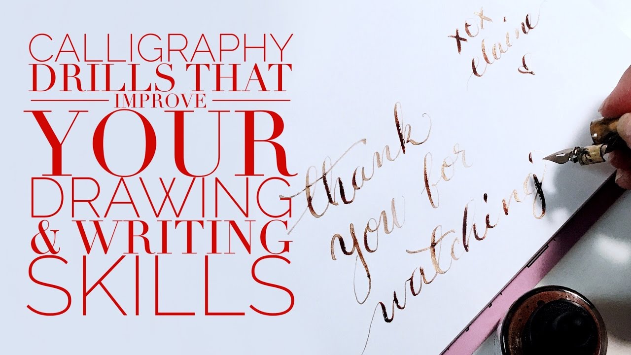 How to Do Calligraphy Writing Warm Up Exercises That Improve your ...