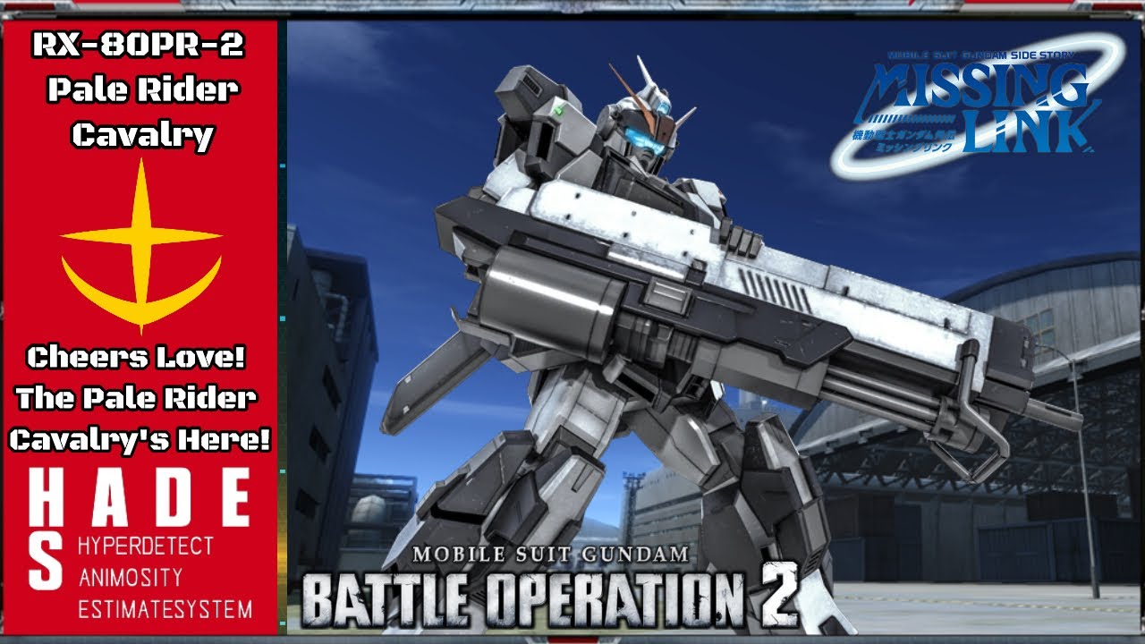 Cheers Love! The Pale Rider Cavalry's Here! (GBO2: RX-80PR-2 Pale Rider ...