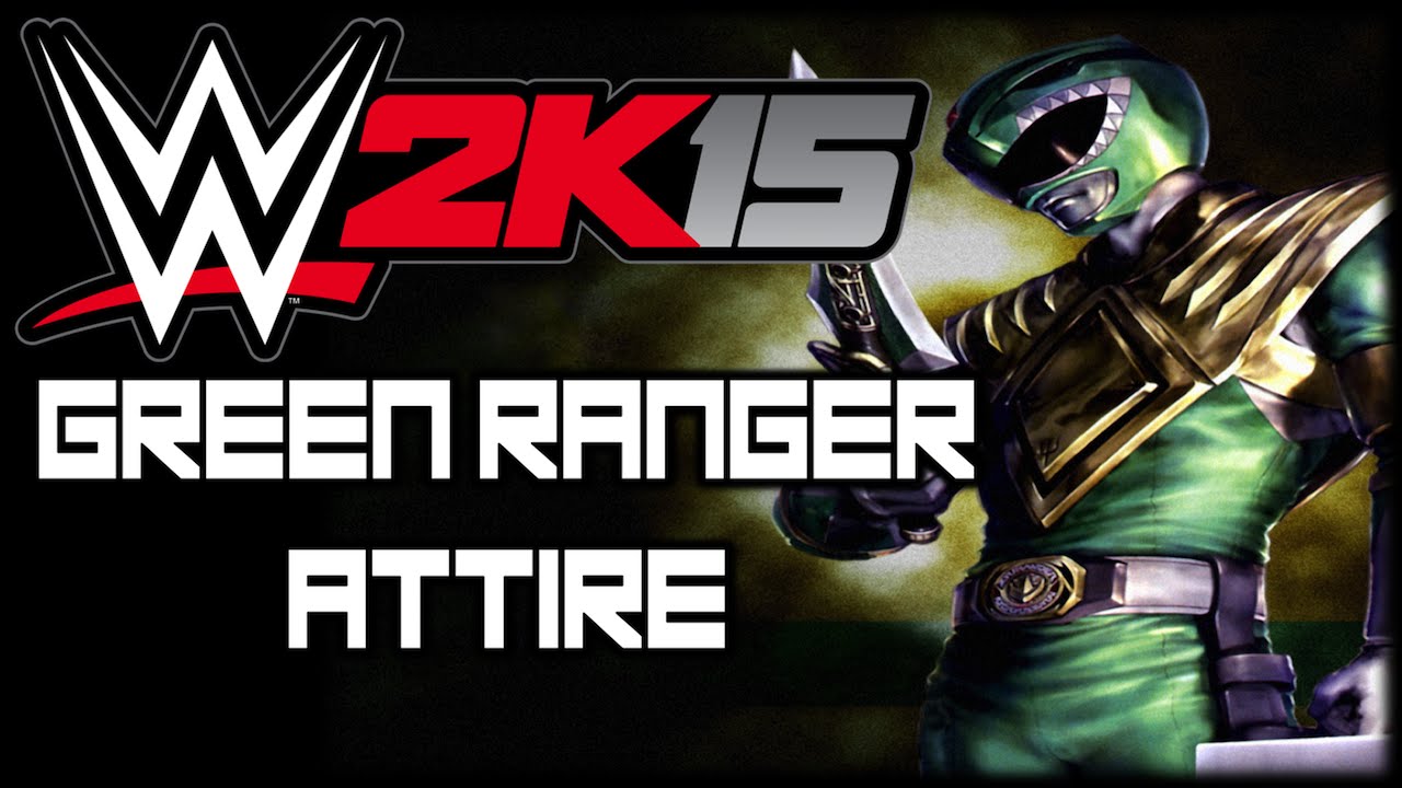 WWE 2K15 - Matt Baker green ranger attire (xbox one) - YouTube
