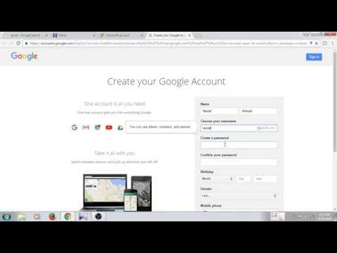 How to open Gmail account in Bangla - YouTube