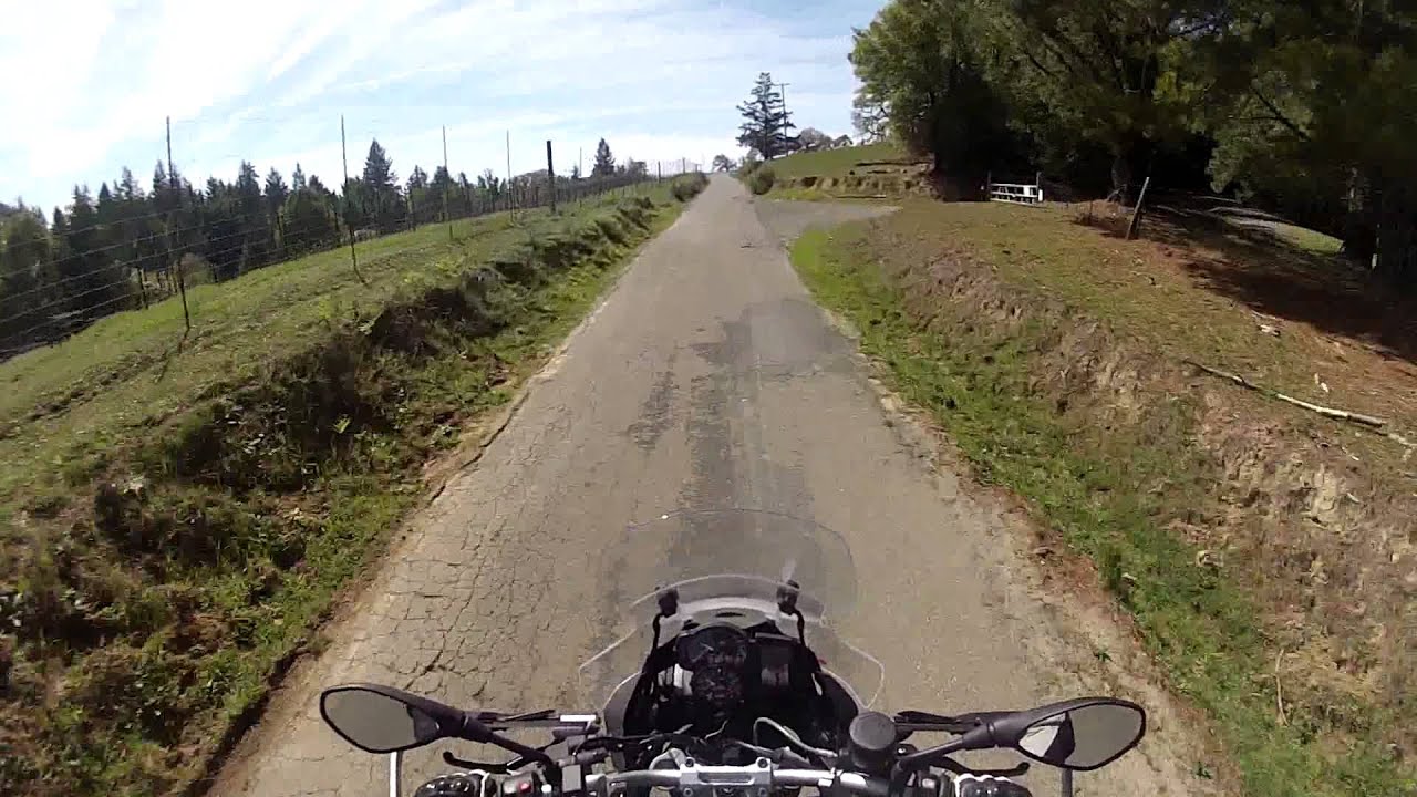 King Ridge road, near Cazadero, BMW F700GS - YouTube