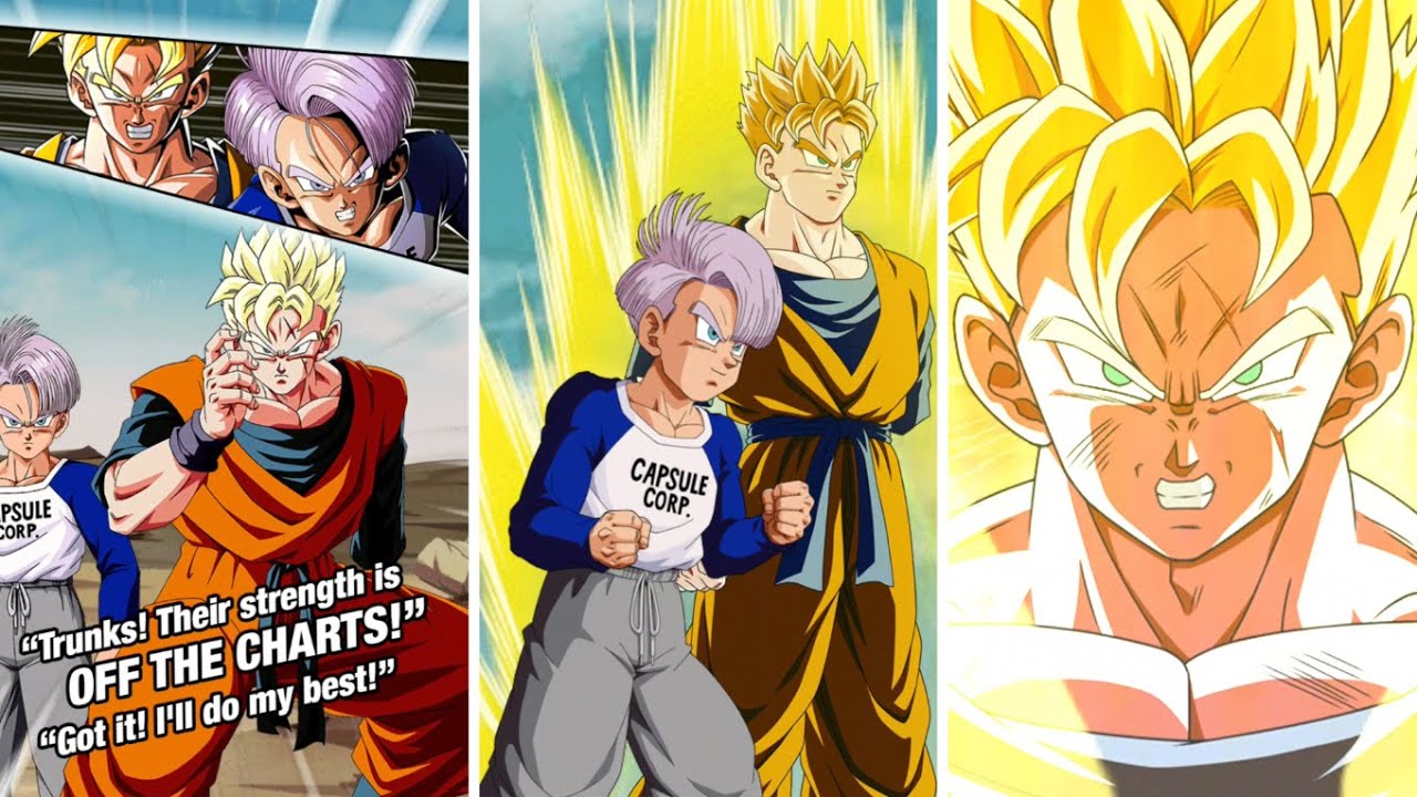 AGL LR SUPER SAIYAN GOHAN (FUTURE) & TRUNKS (YOUTH) (FUTURE) - DRAGON ...