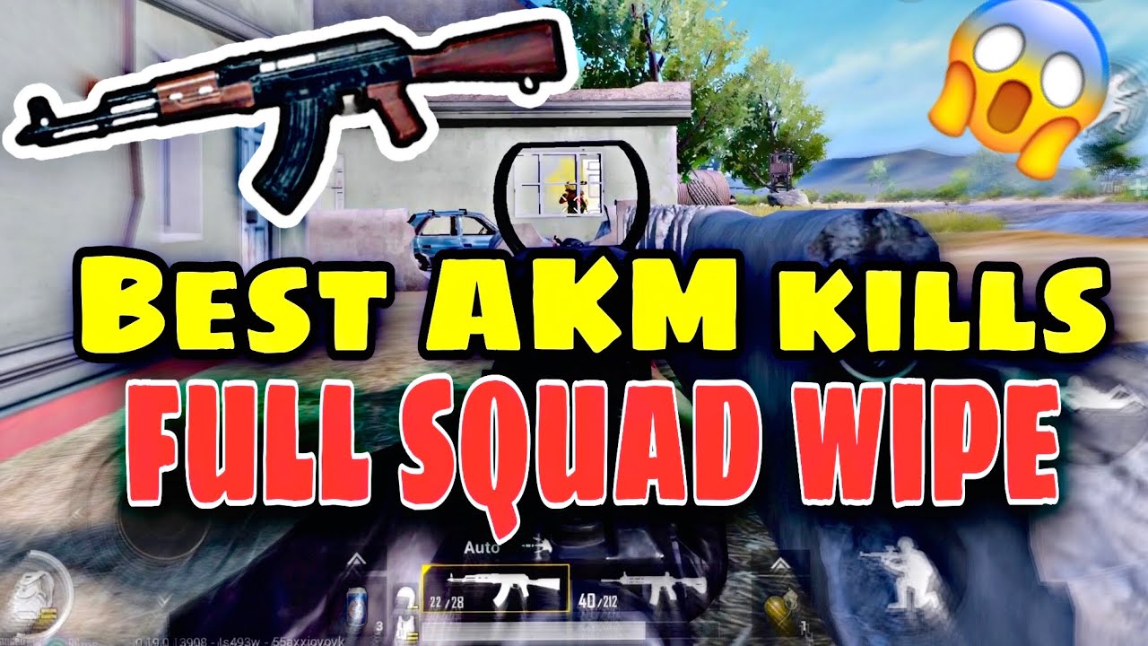 Best AKM kills |🔥FULL SQUAD WIPE🔥 in pubgmobile || HYPEBEAST Op - YouTube