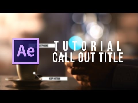 [Adobe After Effect] Tutorial Membuat Call Out Title [Indonesia] - YouTube