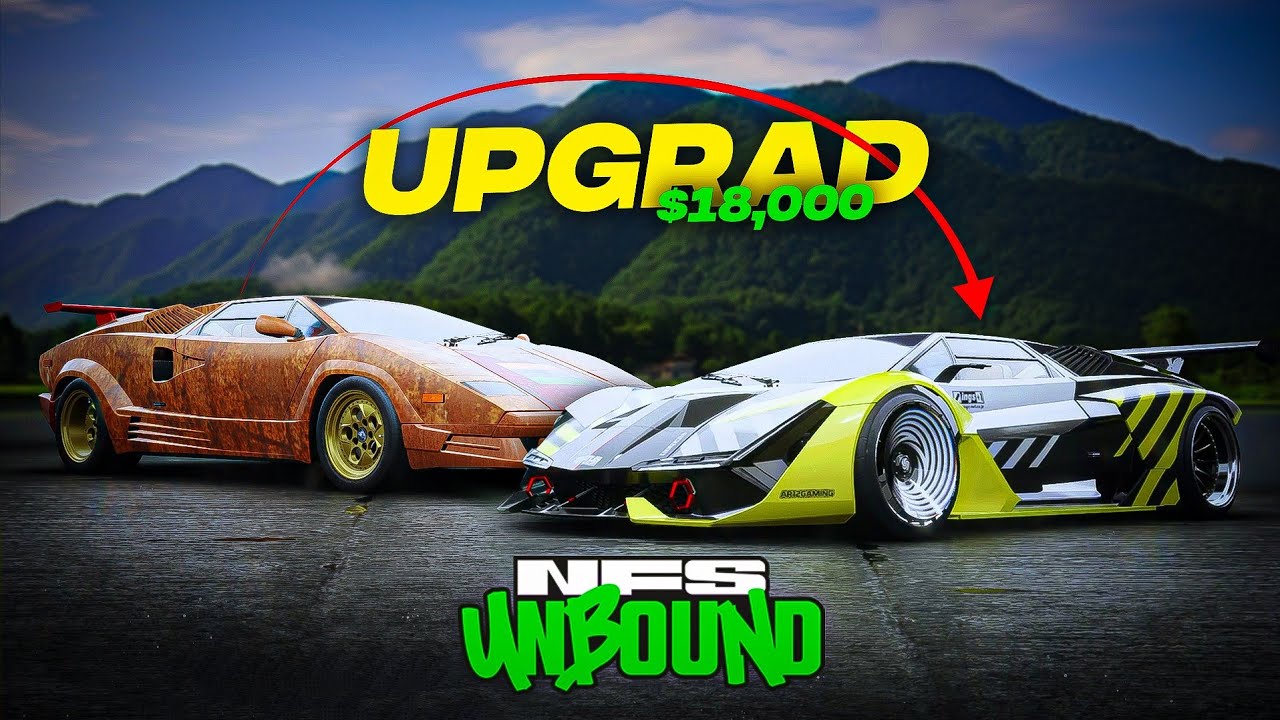 $18,000 Lamborghini Countach Upgrade! | Need for Speed Unbound Gameplay ...