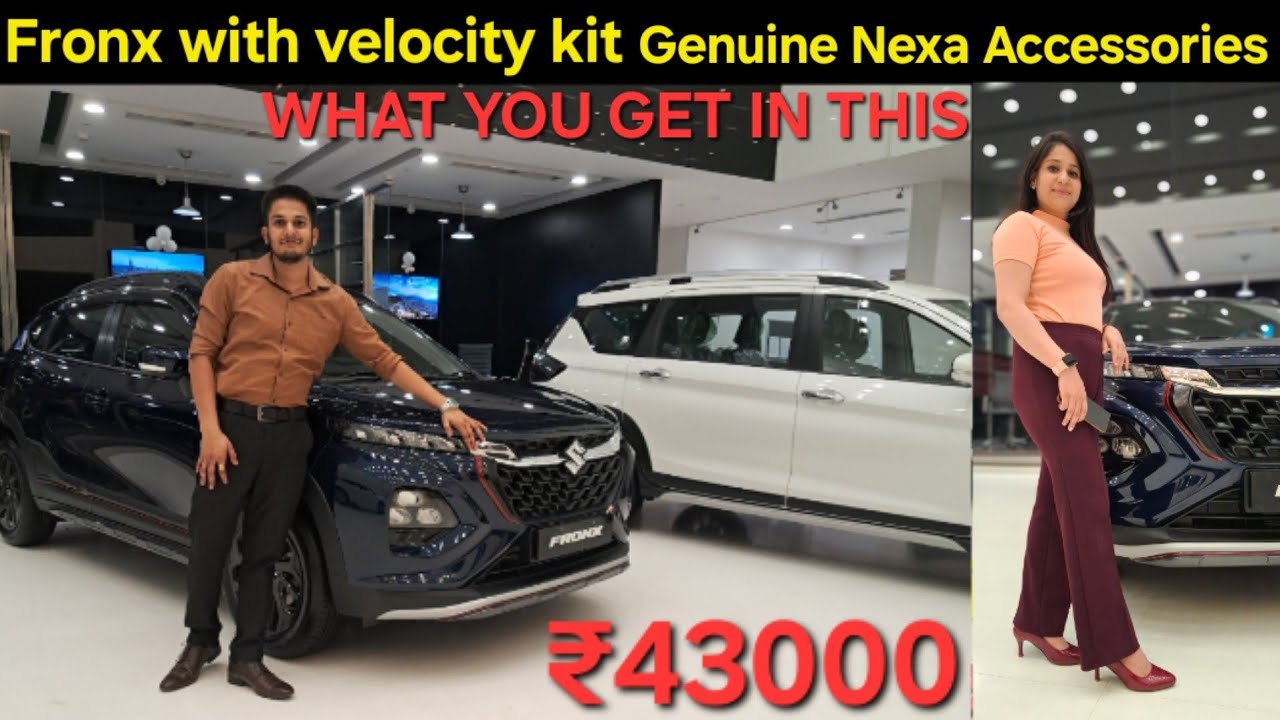 Maruti Suzuki FRONX With Velocity kit Genuine Nexa Accessories worth ...