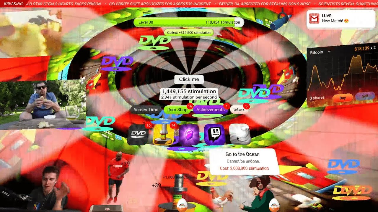Stimulation Clicker Speedrun [18:17] - No Autoclicker | neal.fun - YouTube