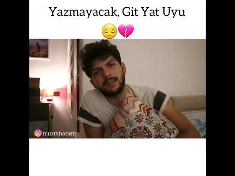 Sana bir şey diyemem git yat uyu