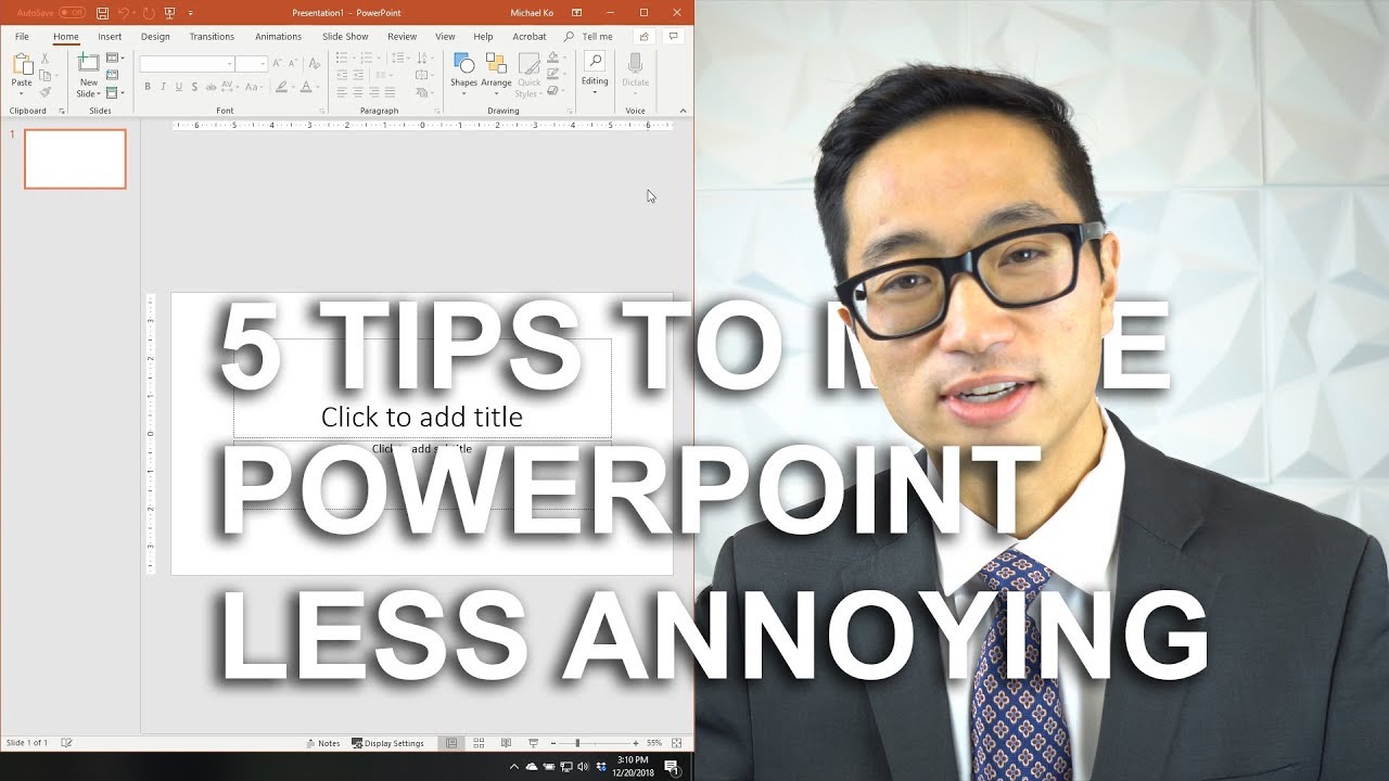 5 Tips to Make Powerpoint Less Annoying - YouTube