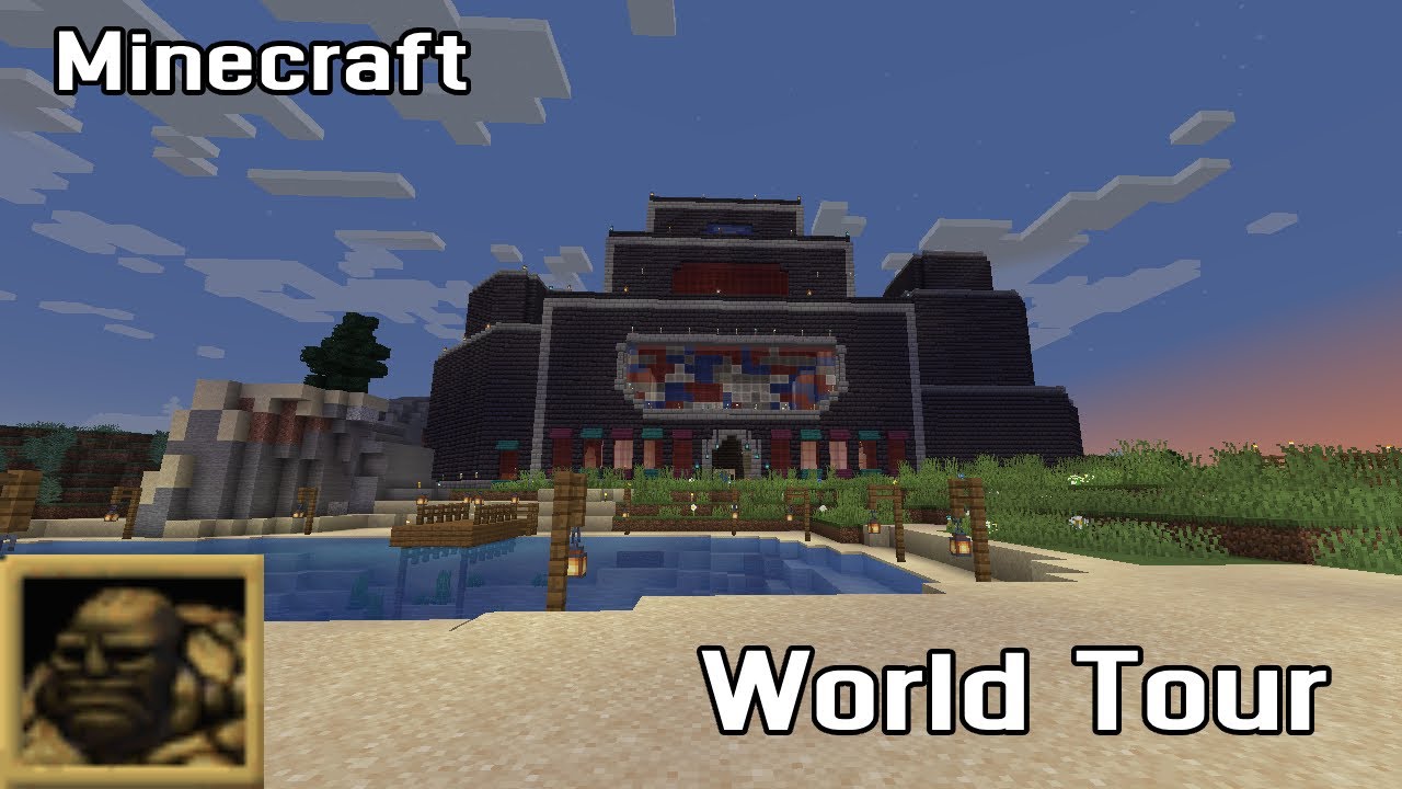 Minecraft World Tour: my old 1.16 survival world - YouTube