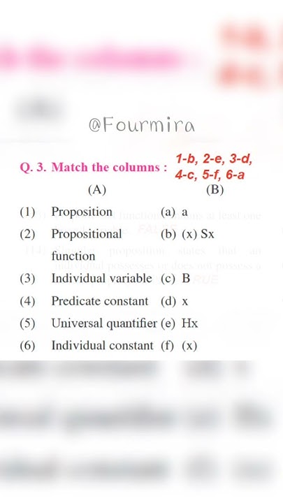 HSC | Logic chapter 3 Predicate Logic part 1 | Class 12 | Maharashtra state board | Textual ...
