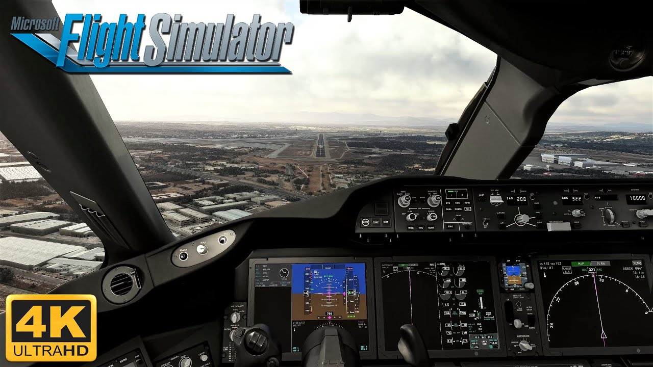 Microsoft Flight Simulator 2020 *MAXIMUM GRAPHICS* 787-10 Landing At ...