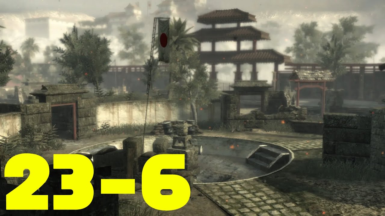 COURTYARD | SVT & Thompson Action | CoD: World at War Multiplayer ...